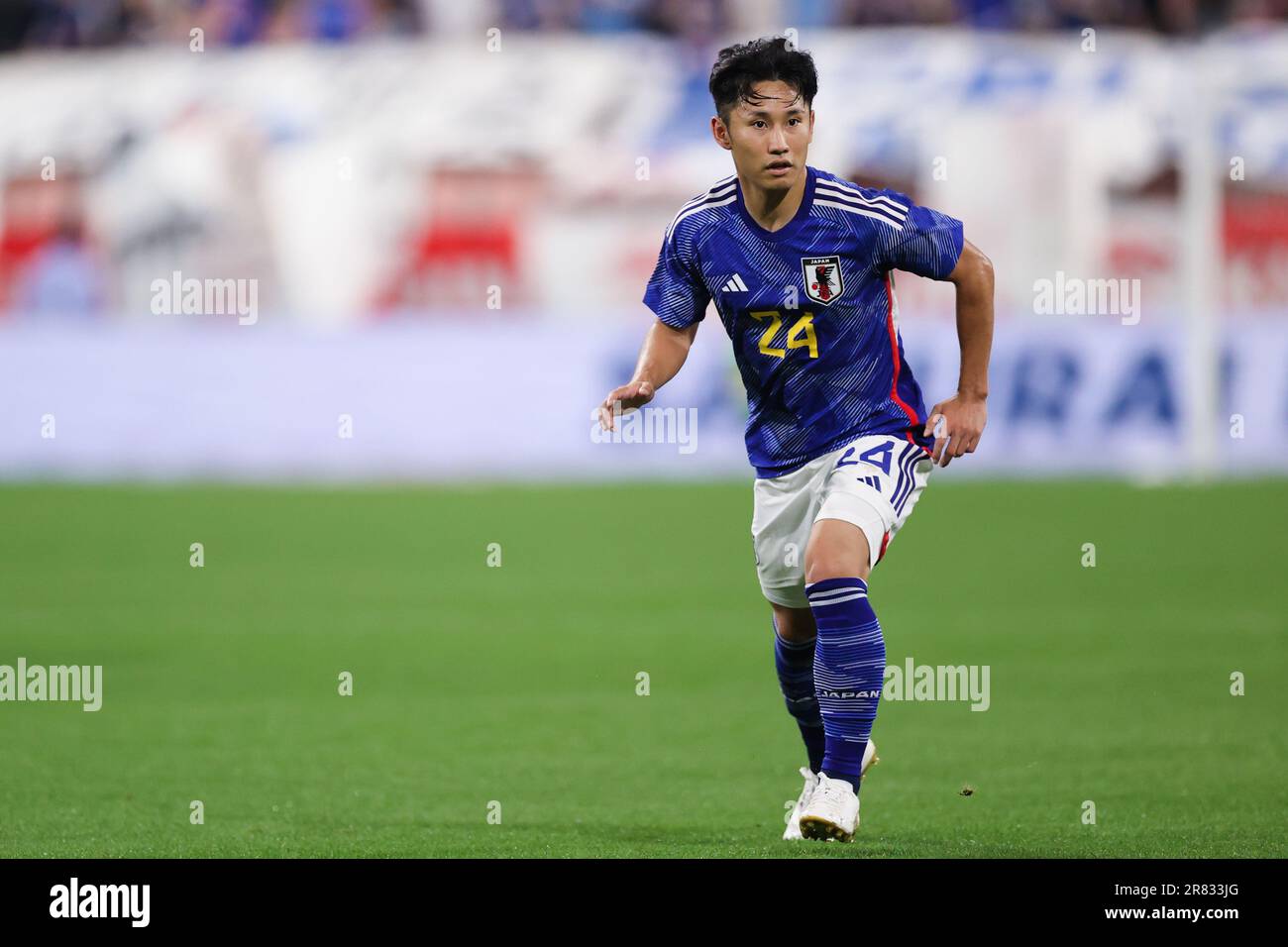 Toyota, Aichi, Japan. 15th June, 2023. Ryoya Morishita (JPN) Football/Soccer : KIRIN Challenge ...