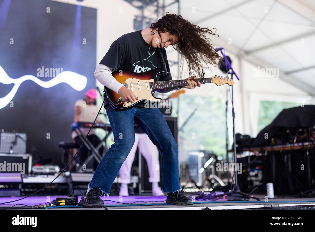 Neil Smith of Peach Pit performs during the 2023 Bonnaroo Music and ...