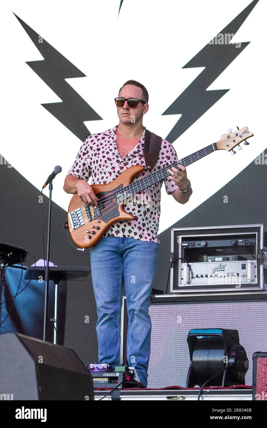 George Gekas of The Revivalists performs during the 2023 Bonnaroo Music ...