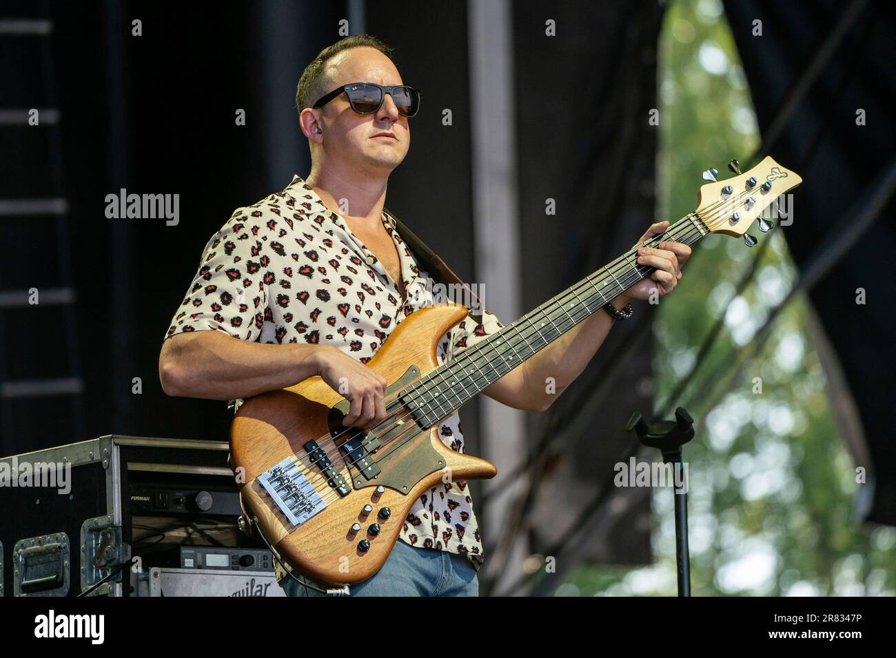 George Gekas of The Revivalists performs during the 2023 Bonnaroo Music ...