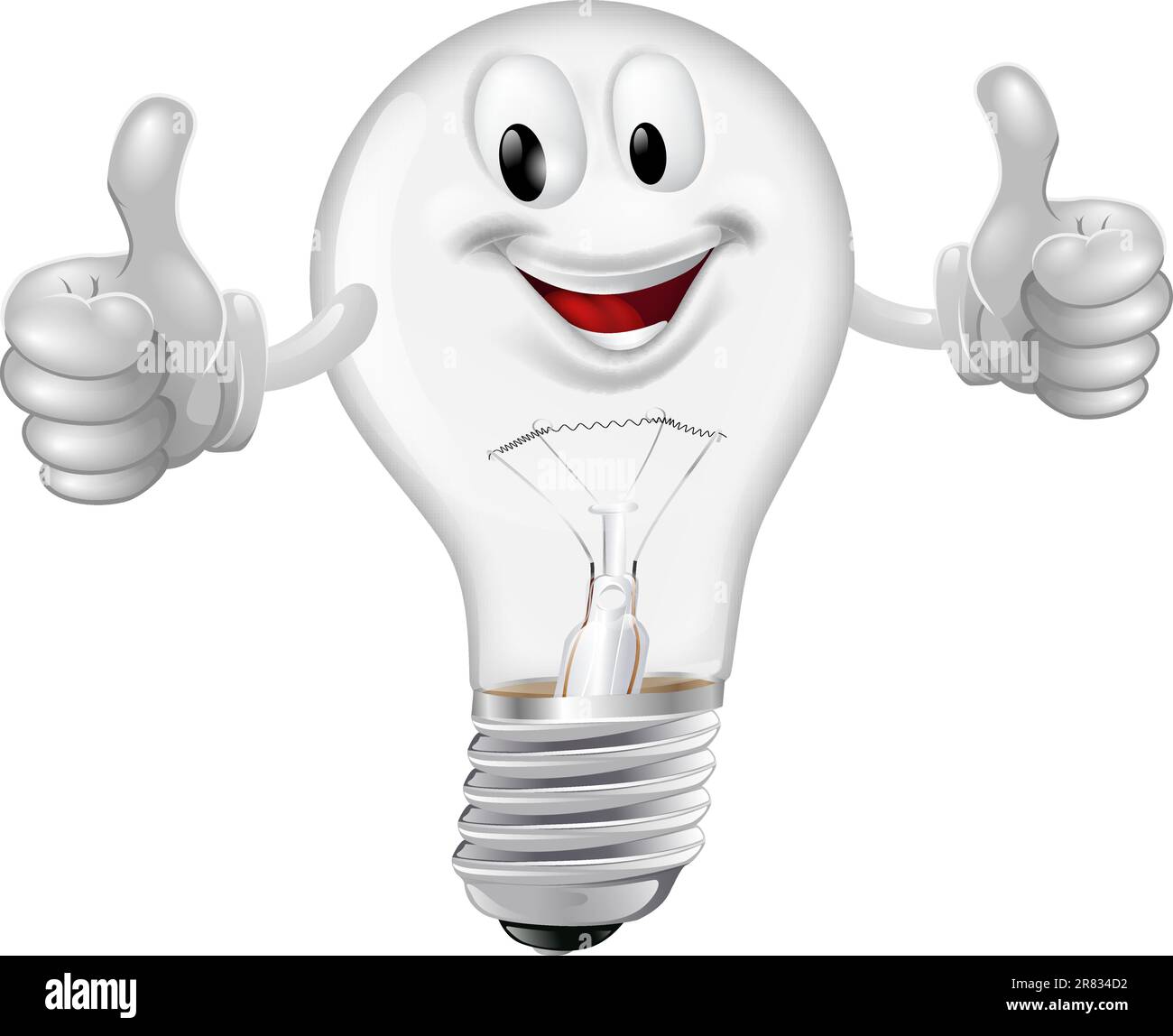 Cartoon lightbulb hi-res stock photography and images - Alamy