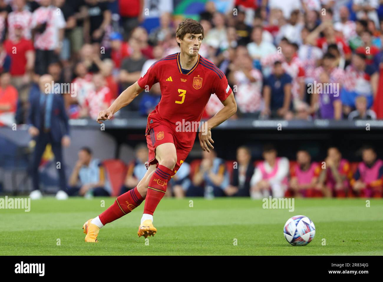 Robin Le Normand of Spain during the UEFA Nations League 2023, Final ...