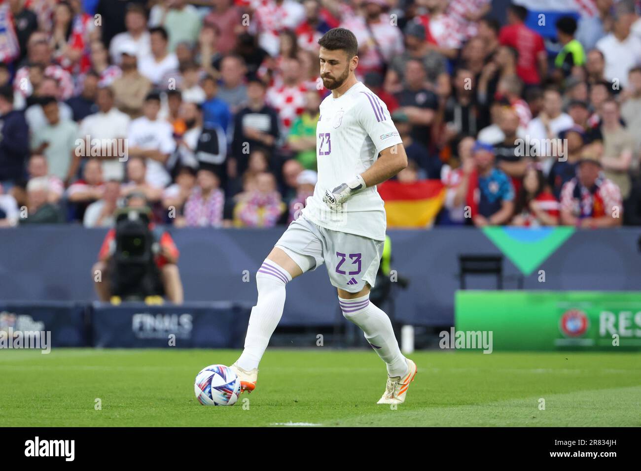 Spain goalkeeper Unai Simon during the UEFA Nations League 2023, Final ...