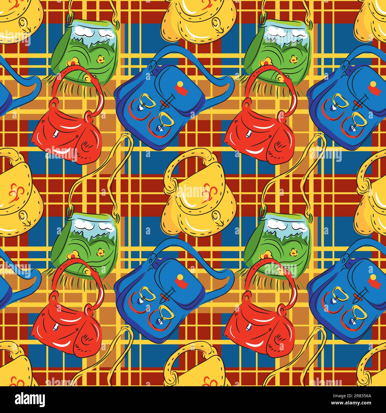 Checkered bag hi-res stock photography and images - Alamy