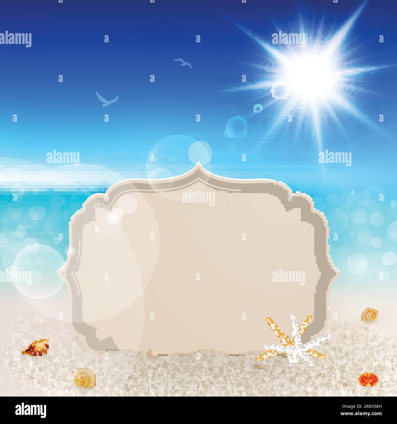 Picture postcard view Stock Vector Images - Alamy