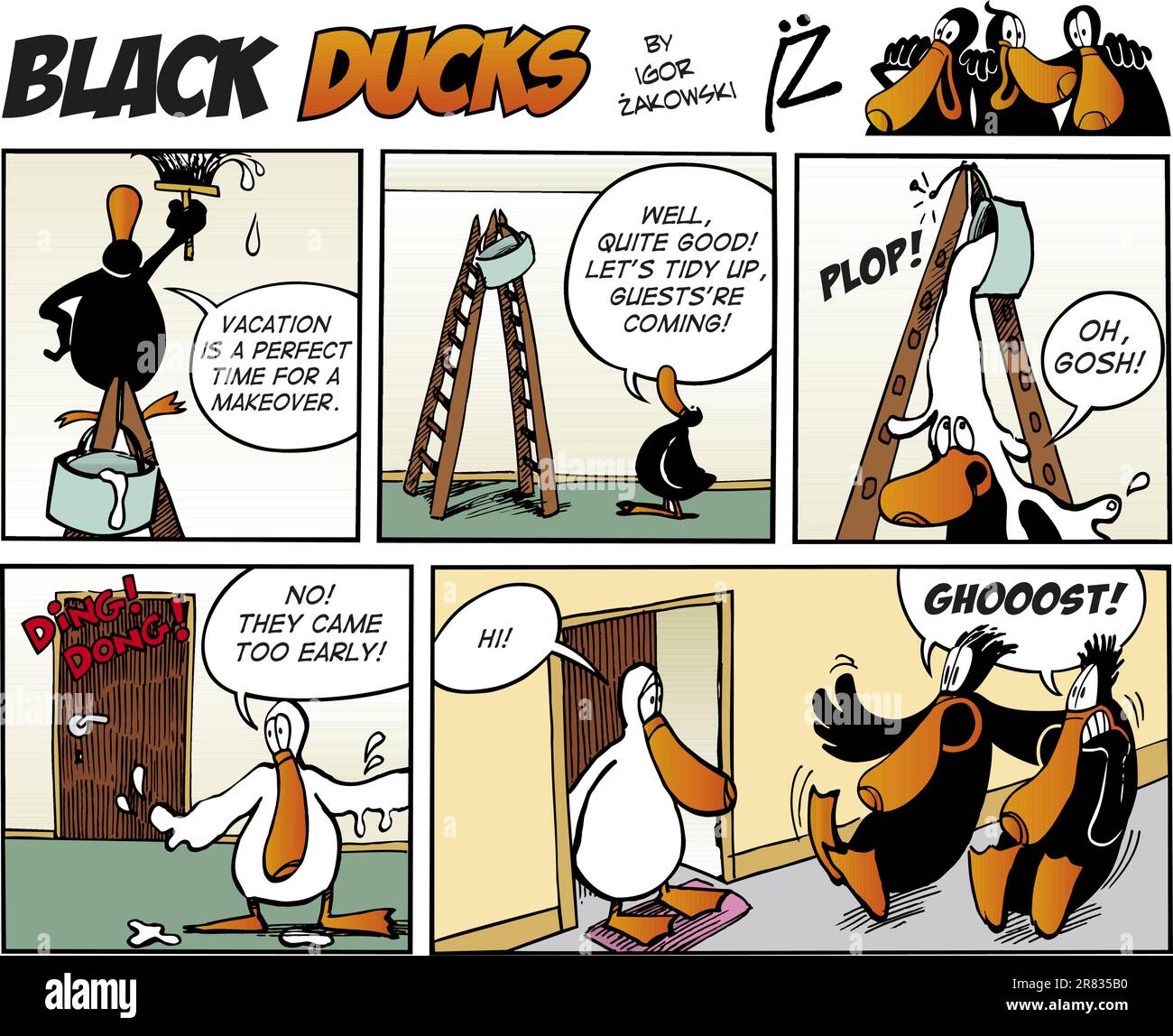 Black Ducks Comic Story episode 73 Stock Vector Image & Art - Alamy