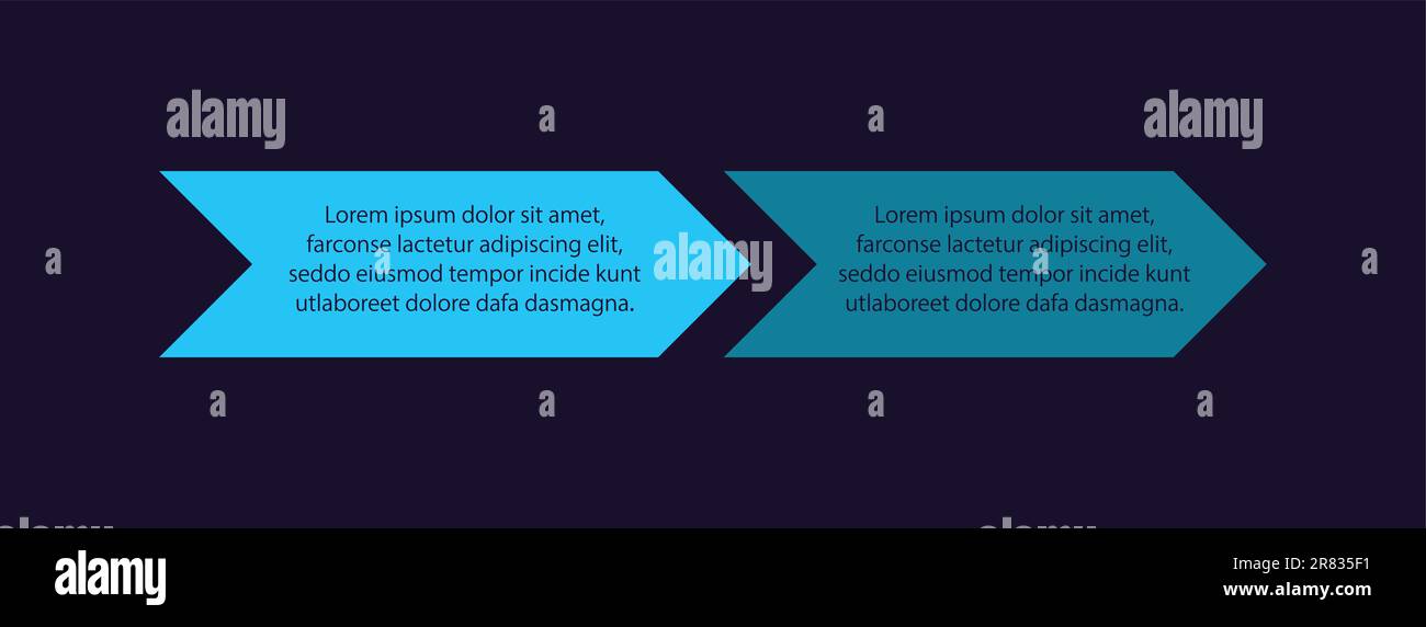 Sequence arrows infographic chart design template for dark theme Stock ...