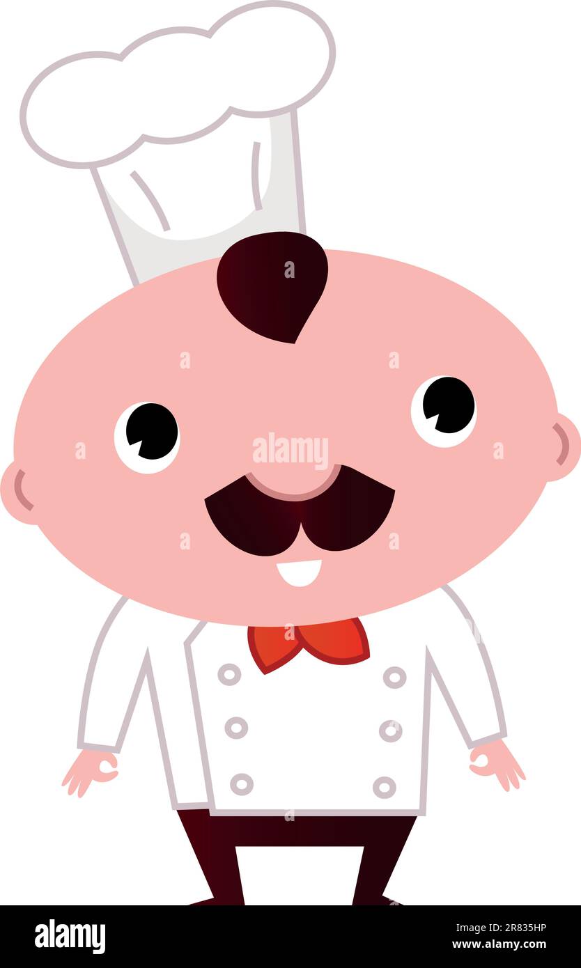 Cartoon cook character. Vector Illustration Stock Vector Image & Art ...