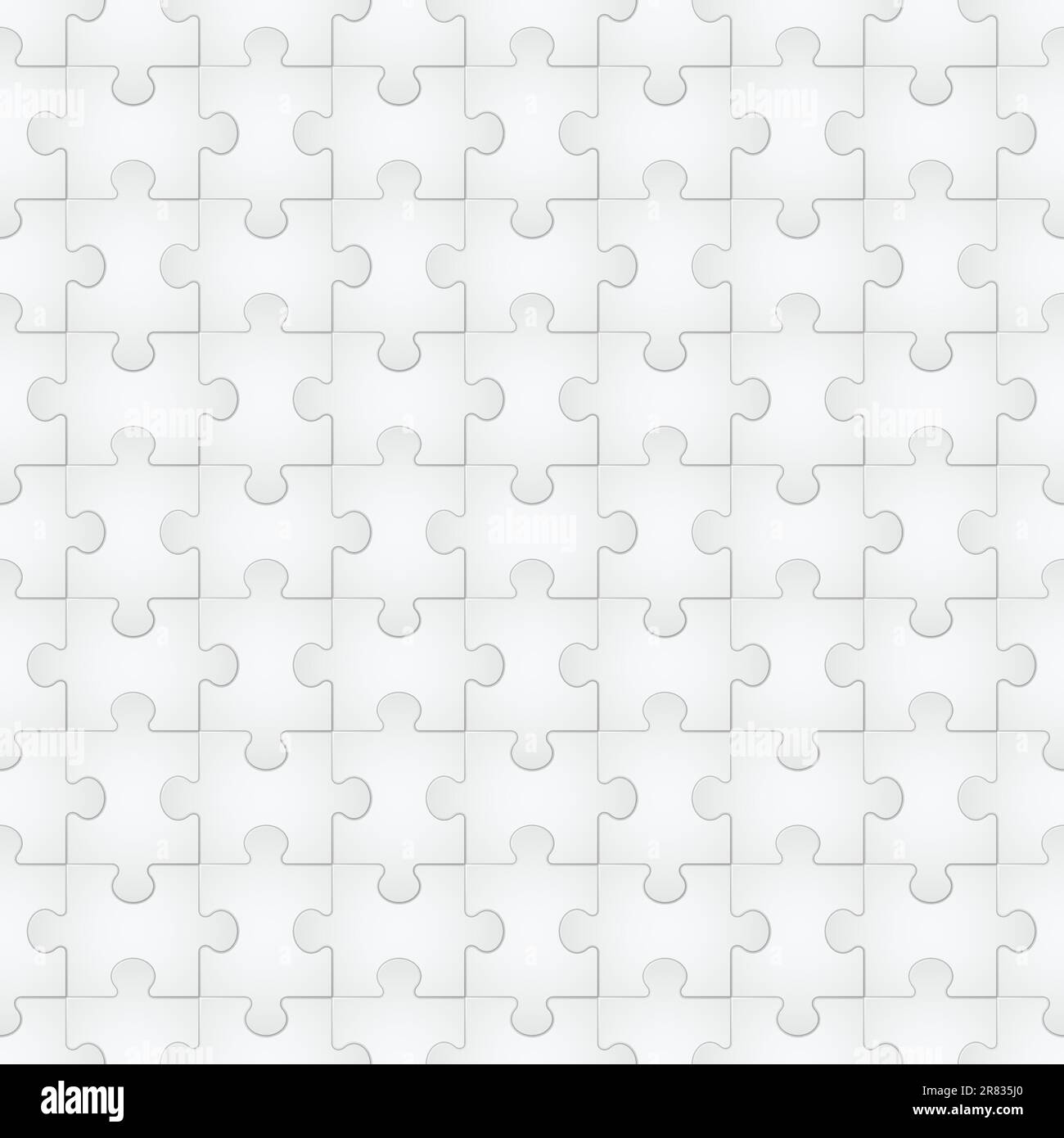 Seamless texture of puzzle. Illustration for design on white background ...