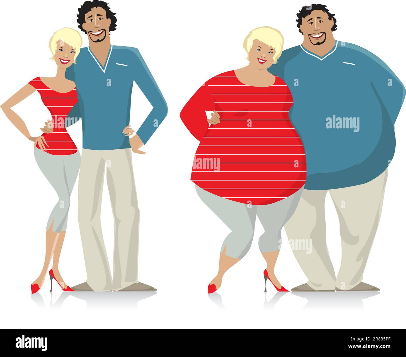 Man v fat Stock Vector Images - Alamy