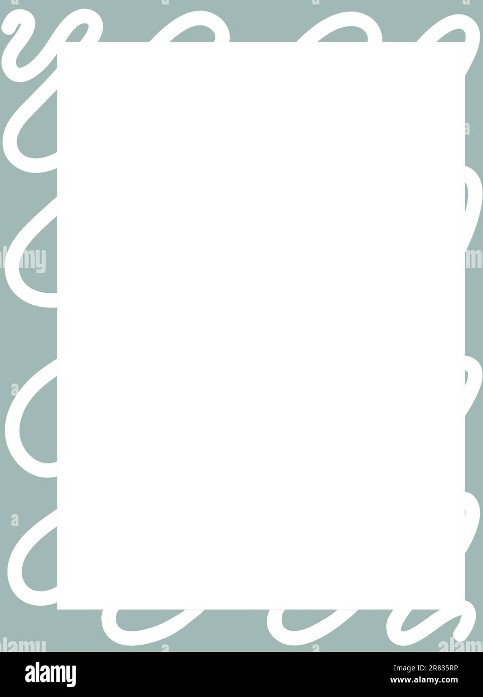 Vector rectangular frame on a white background Stock Vector Image & Art ...