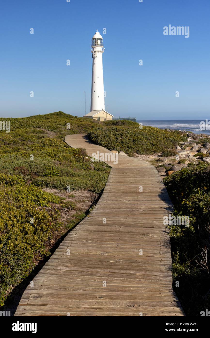 Slangkop Lighthouse in Kommetjie near Cape Town, South Africa Stock ...