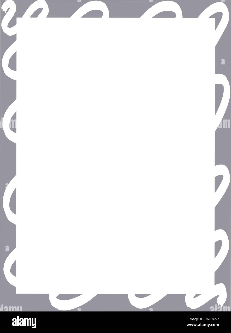 Vector rectangular frame on a white background Stock Vector Image & Art ...
