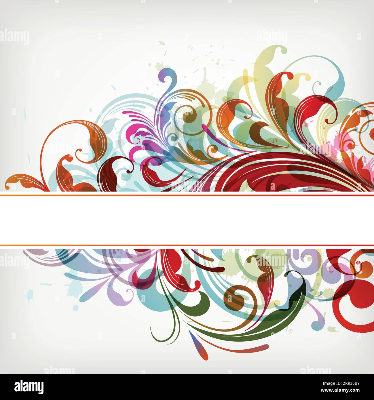 illustration drawing of floral background Stock Vector Image & Art - Alamy