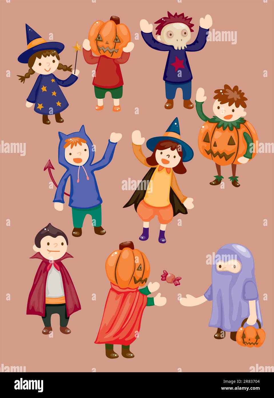 Teen girl pumpkin halloween hi-res stock photography and images - Alamy