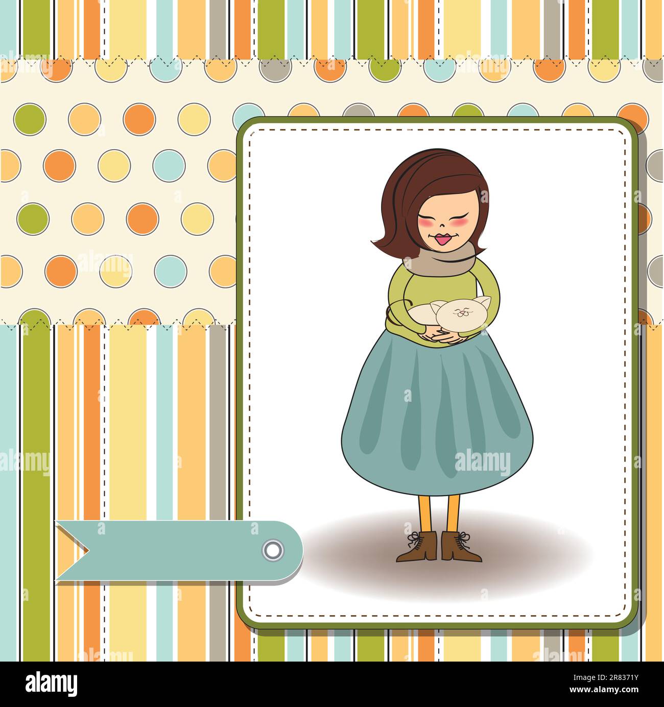 good friends greeting card Stock Vector Image & Art - Alamy