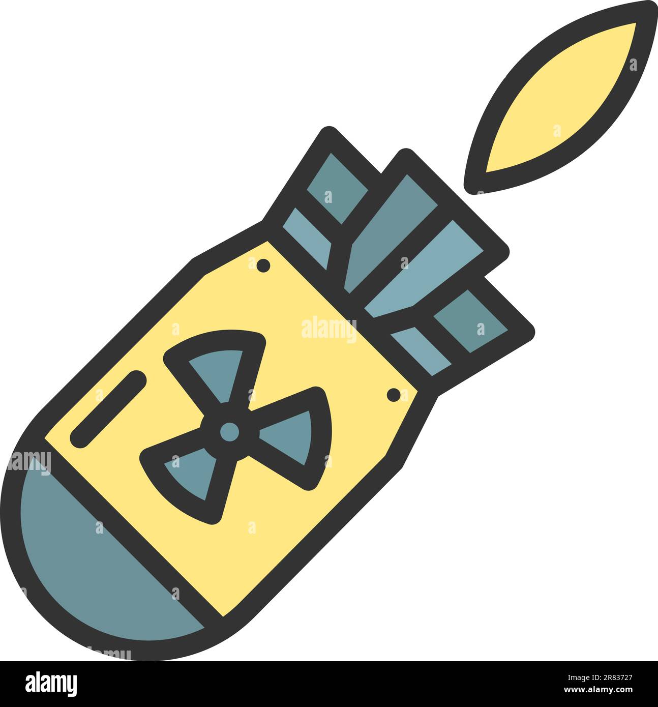 Atomic Bomb icon vector image Stock Vector Image & Art - Alamy