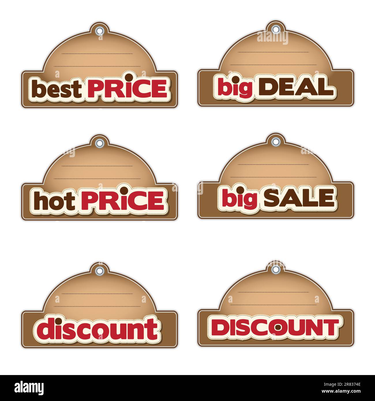 promotional labels set Stock Vector Image & Art - Alamy