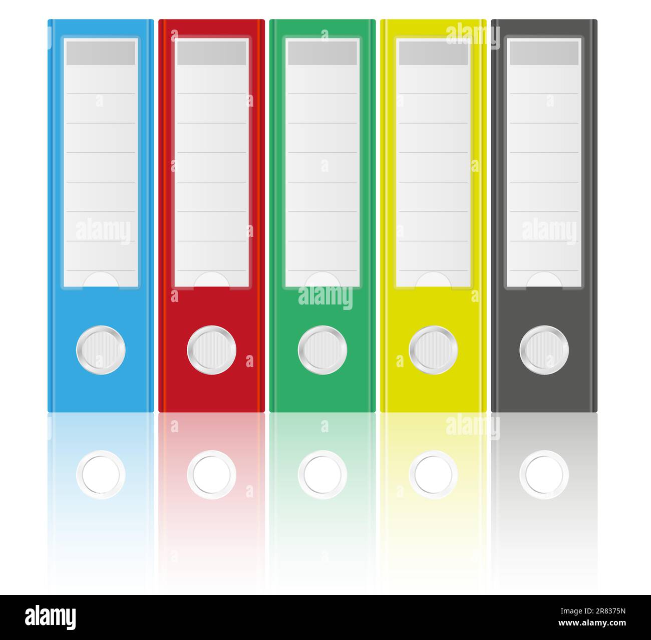 Group of binders Stock Vector Images - Alamy