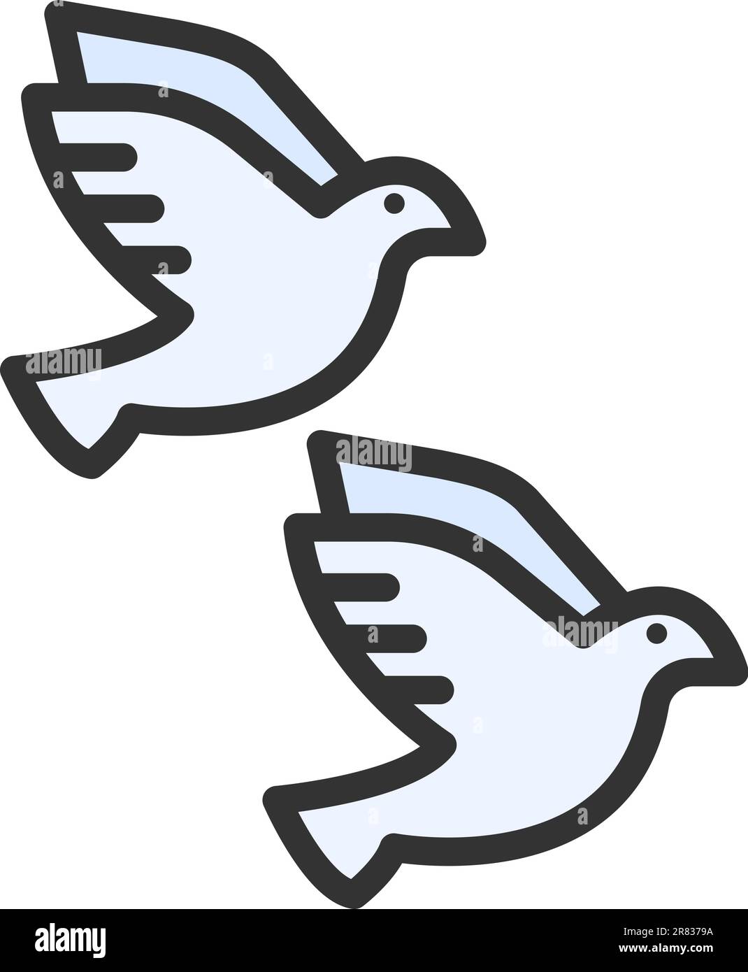Birds icon vector image Stock Vector Image & Art - Alamy