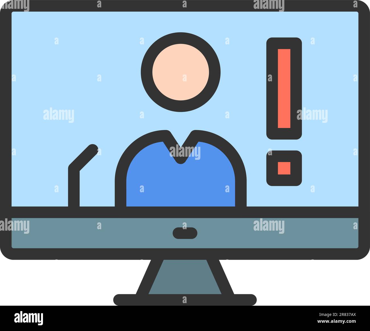 News reader studio Stock Vector Images - Alamy