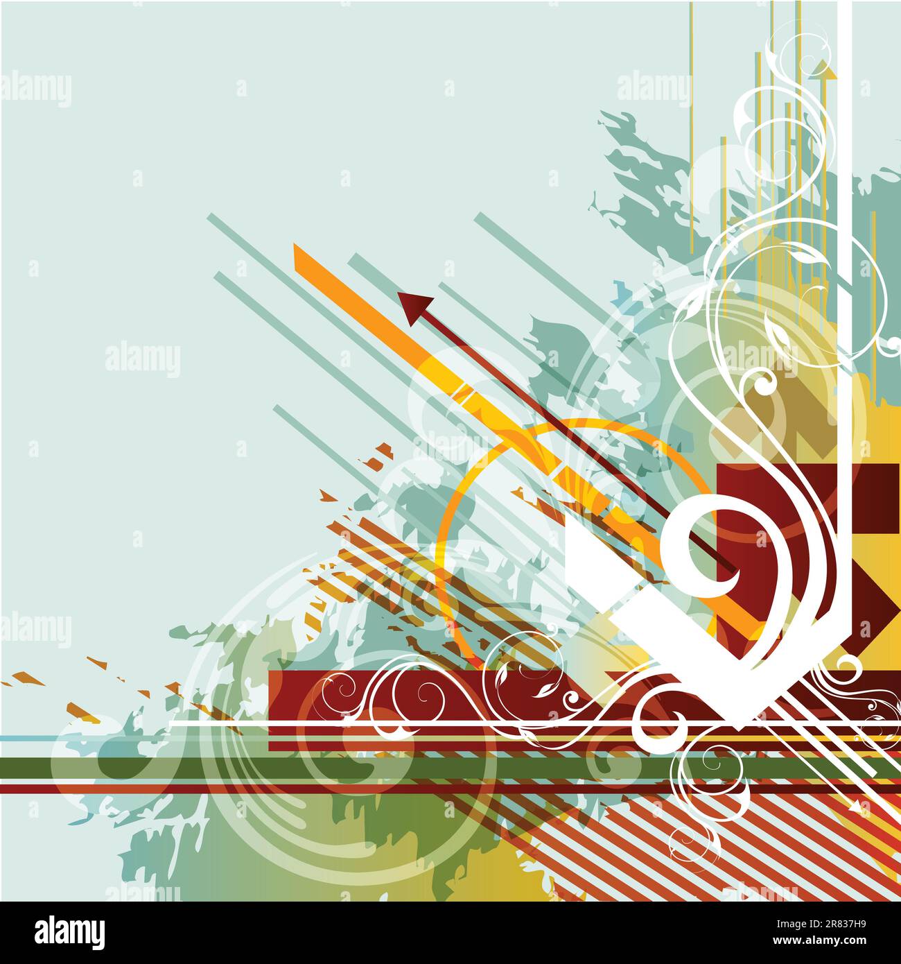 illustration drawing of abstract background Stock Vector Image & Art ...