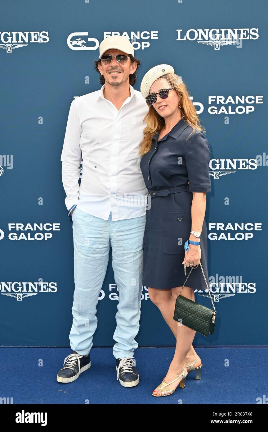 Chantilly, France. 18th June, 2023. Actress Vahina Giocante and her ...