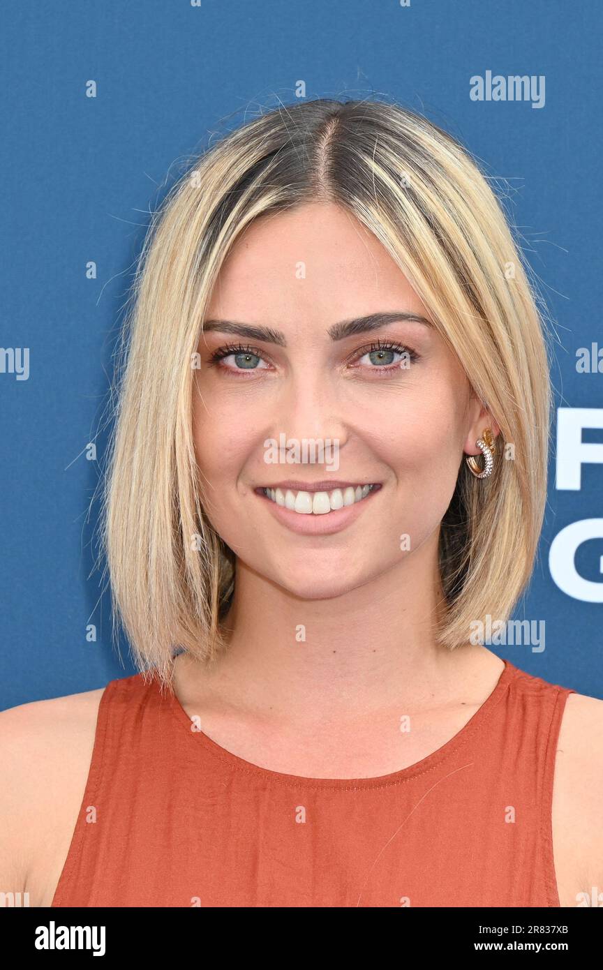 Chantilly, France. 18th June, 2023. Animator Ines Vandamme attending ...