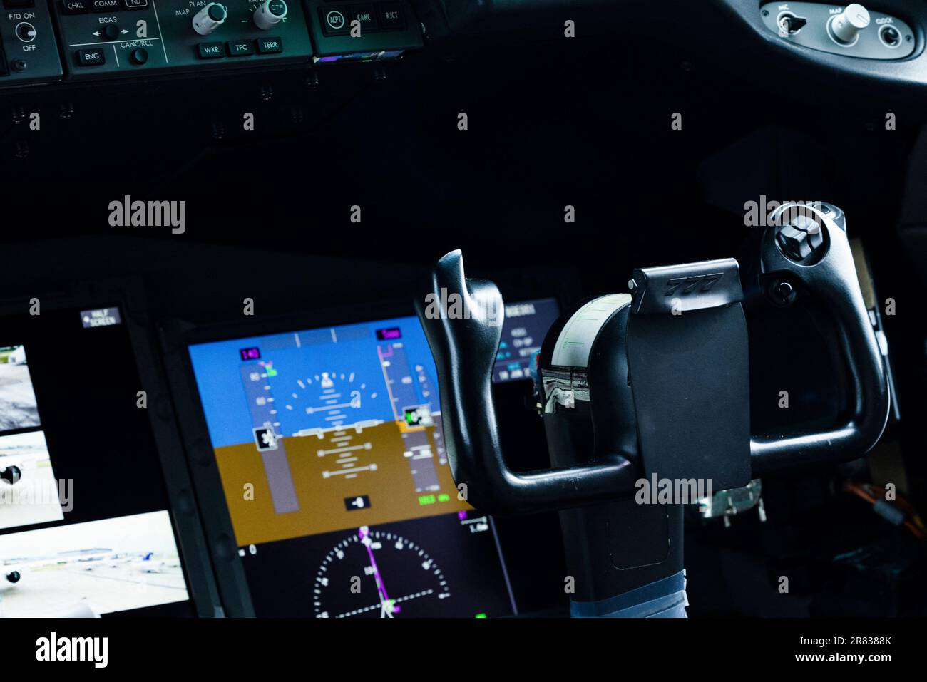 Le Bourget, France. 18th June, 2023. The Boeing 777X is the latest ...