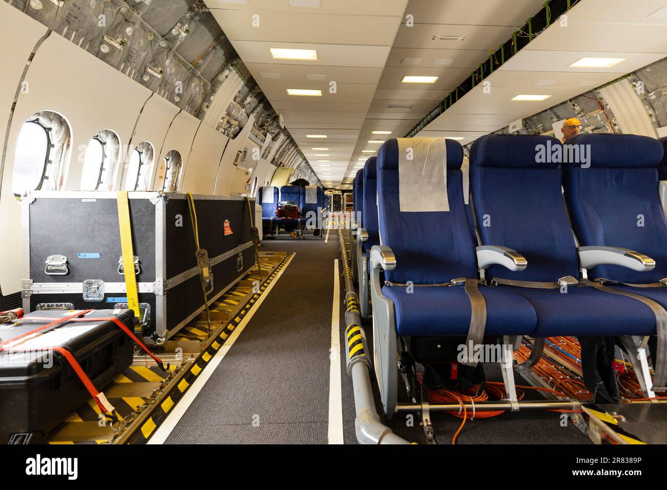 Le Bourget, France. 18th June, 2023. The Boeing 777X is the latest ...