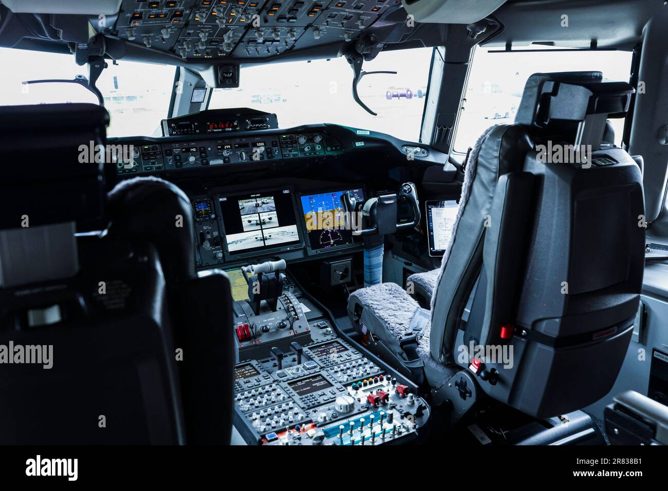Le Bourget, France. 18th June, 2023. The Boeing 777X is the latest ...