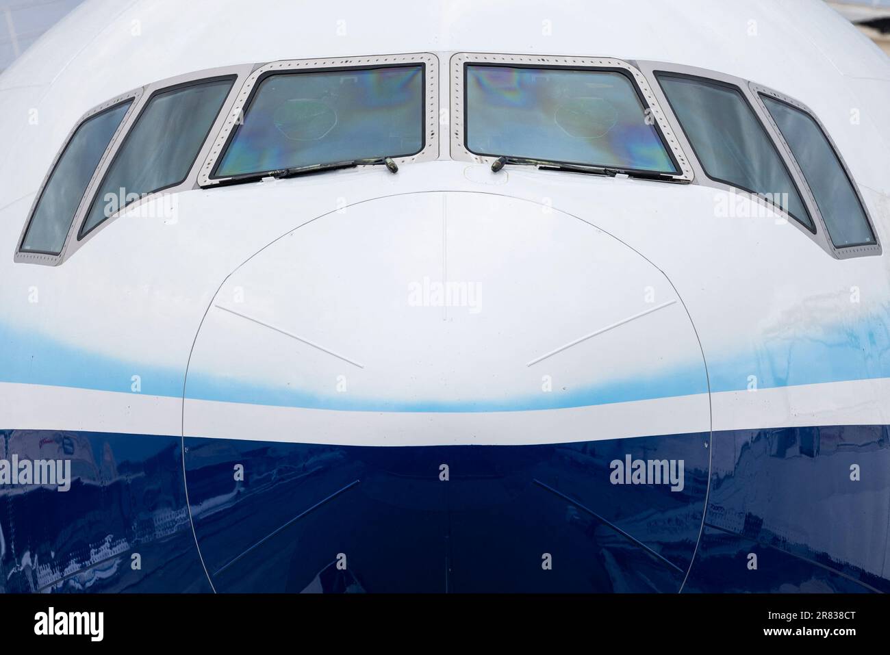 Le Bourget, France. 18th June, 2023. The Boeing 777X is the latest ...