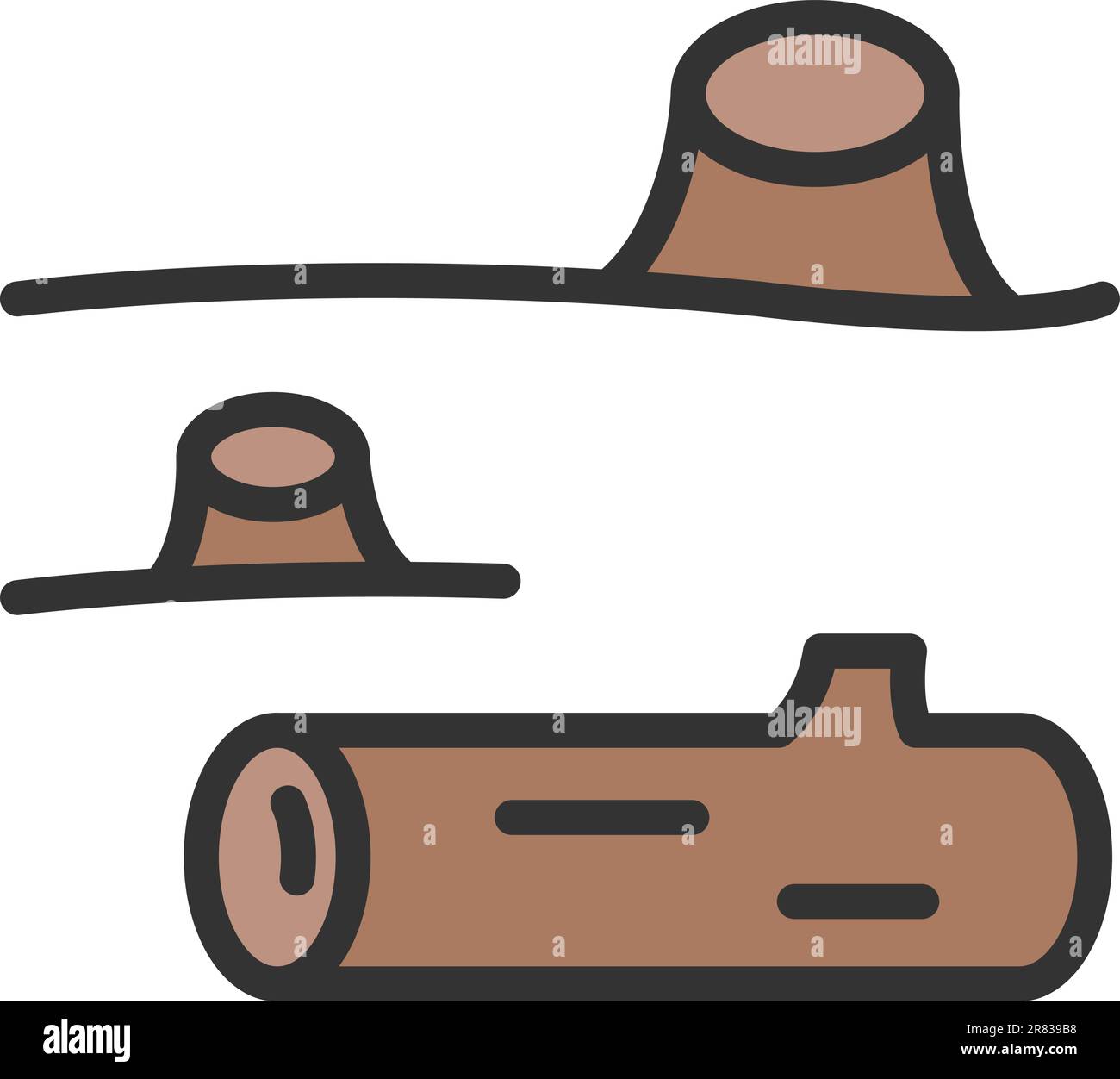 Deforestation icon vector image Stock Vector Image & Art - Alamy