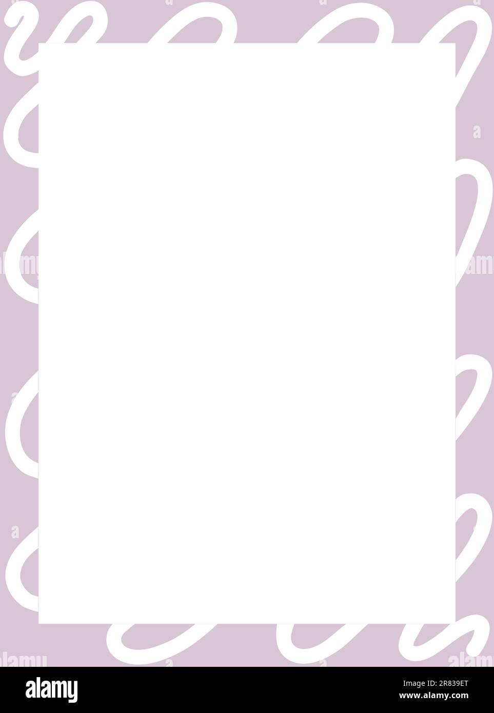 Vector rectangular frame on a white background Stock Vector Image & Art ...