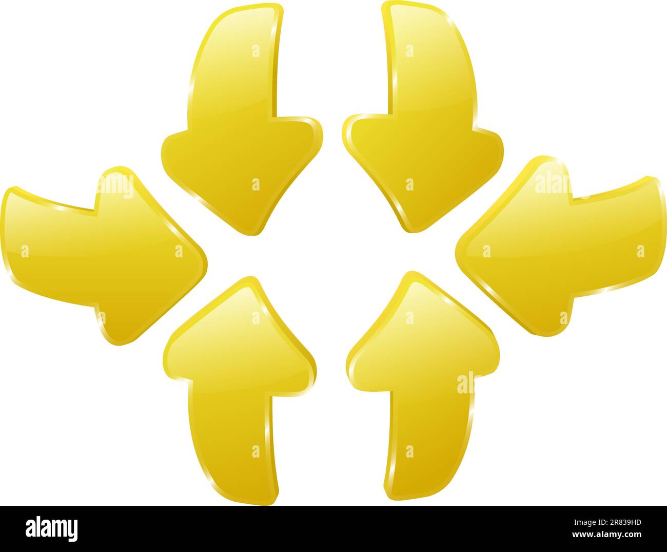 Arrow left 3d icon Stock Vector Images - Alamy