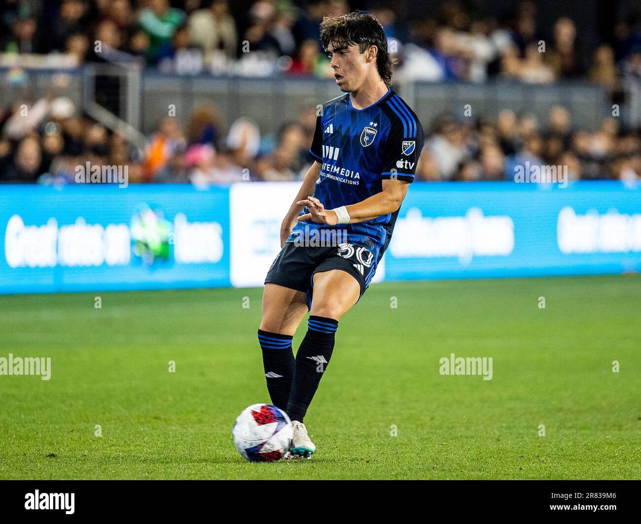 San jose midfielder niko tsakiris hi-res stock photography and images ...