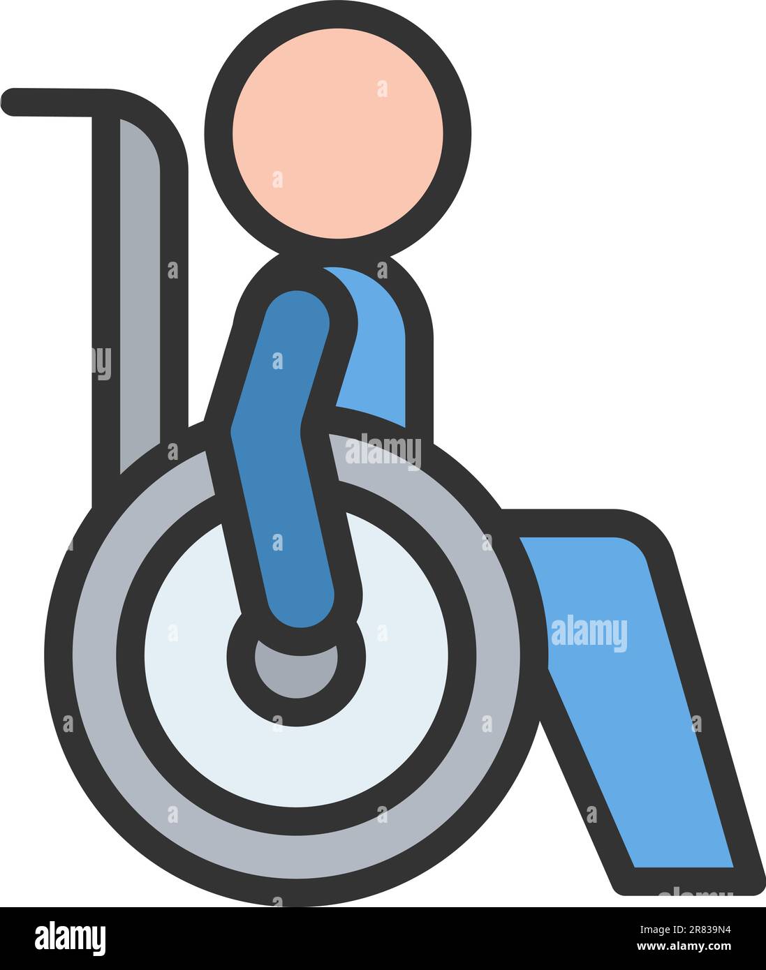 Disabled icon vector image Stock Vector Image & Art - Alamy