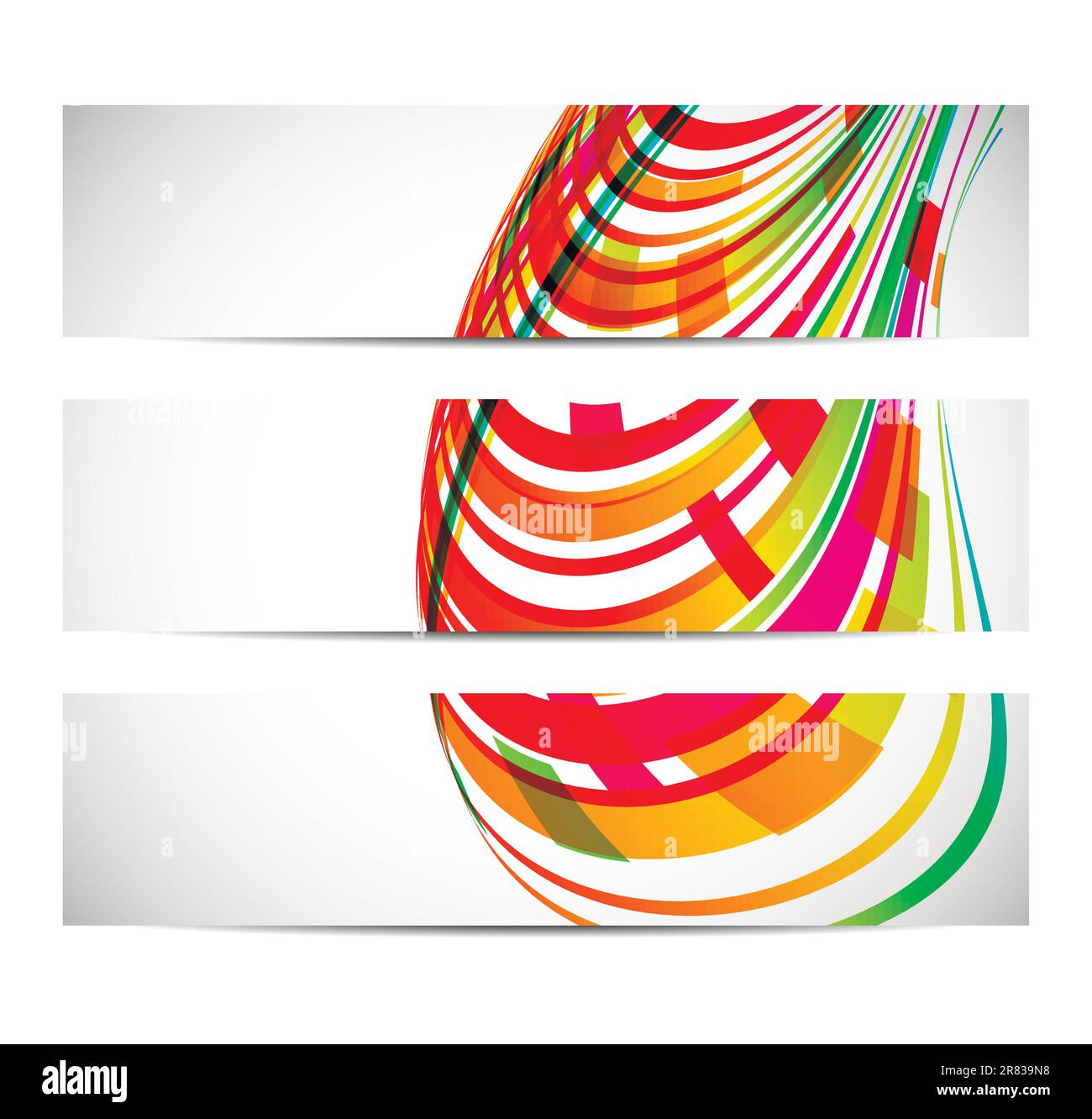 Three abstract background banners hi-res stock photography and images ...