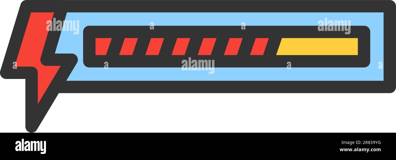 Energy Bar icon vector image Stock Vector Image & Art - Alamy