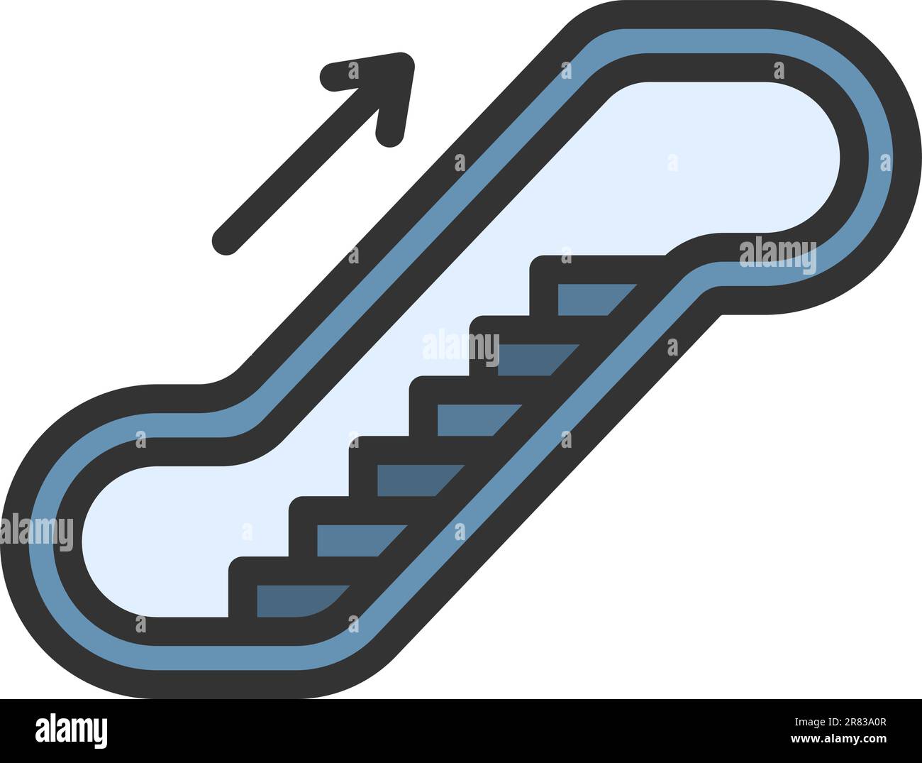 Escalator icon vector image Stock Vector Image & Art - Alamy