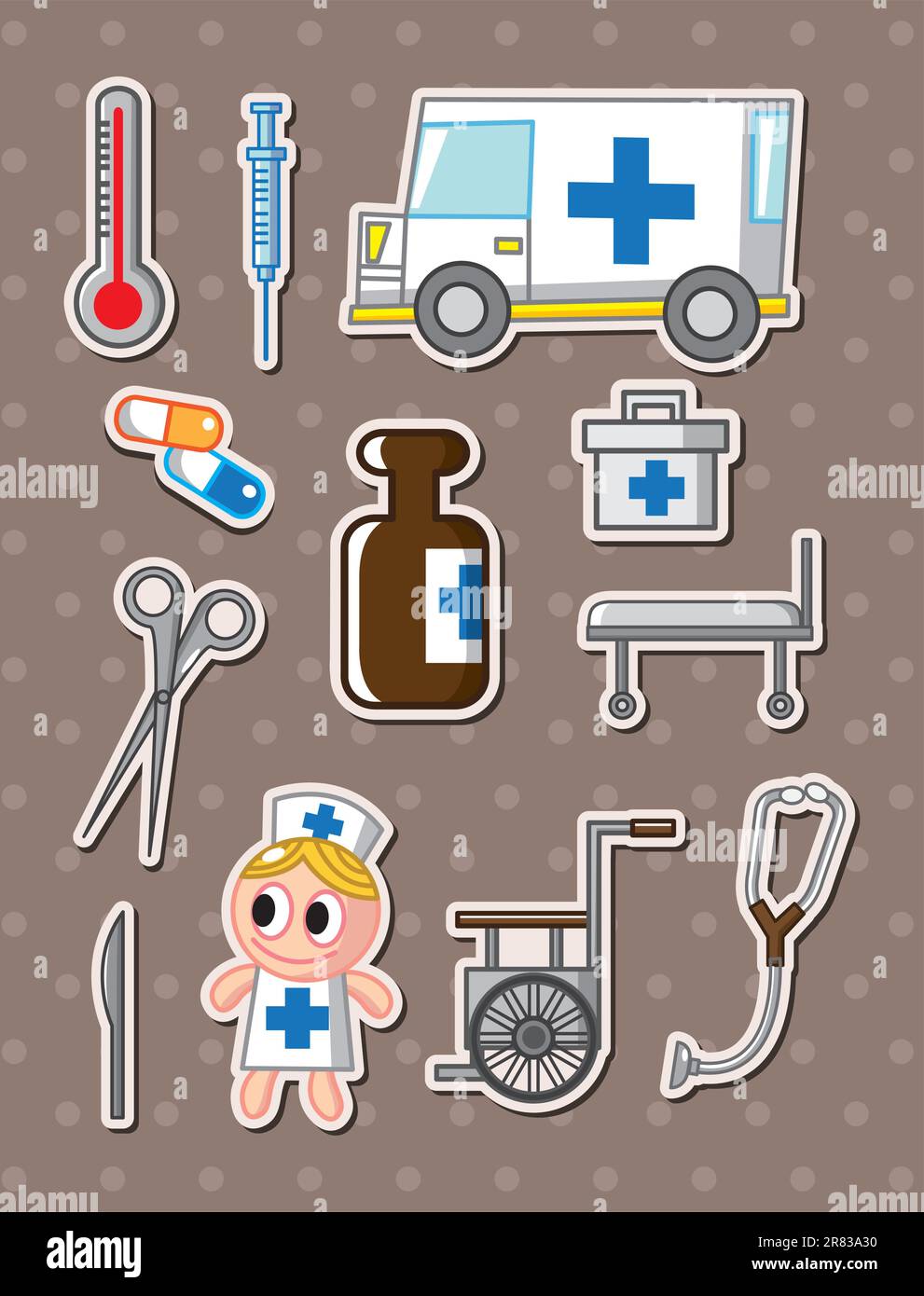 Hospital bed symbol hi-res stock photography and images - Alamy