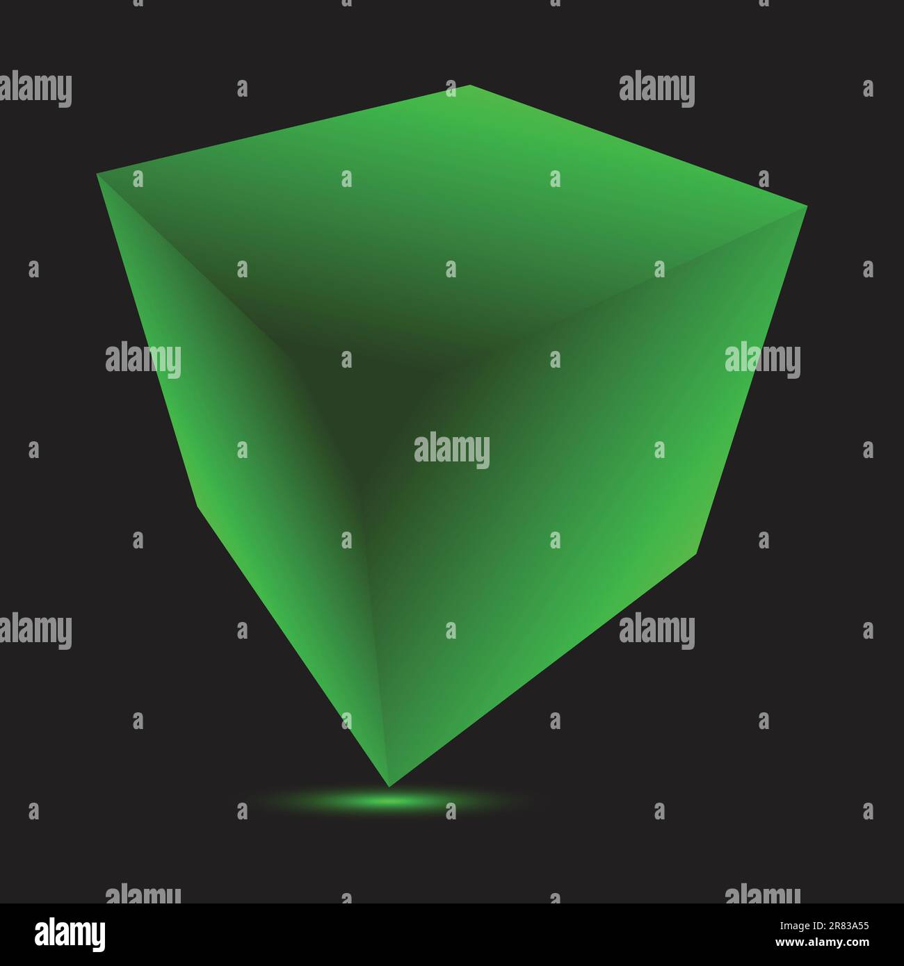 3d cube Stock Vector Images - Alamy