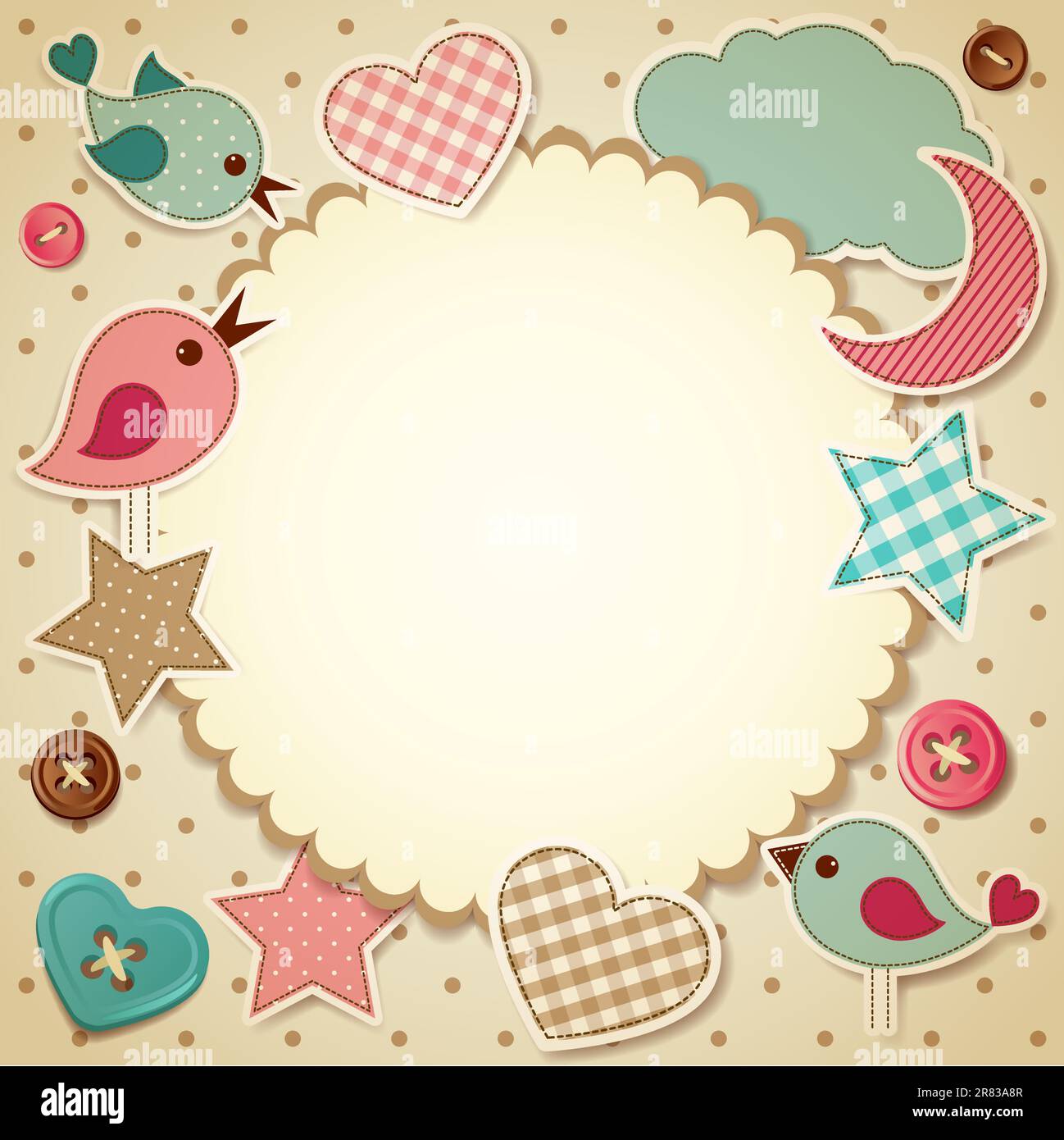 Vector illustration - scrapbook background, eps10 Stock Vector Image ...