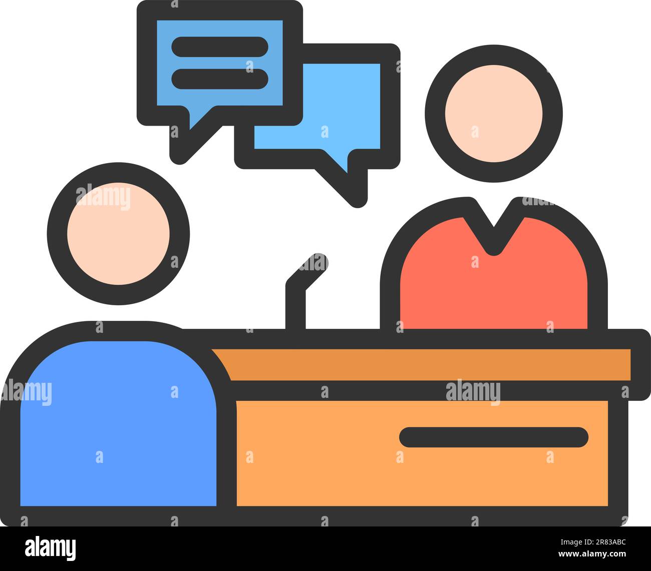 Interview icon vector image Stock Vector Image & Art - Alamy