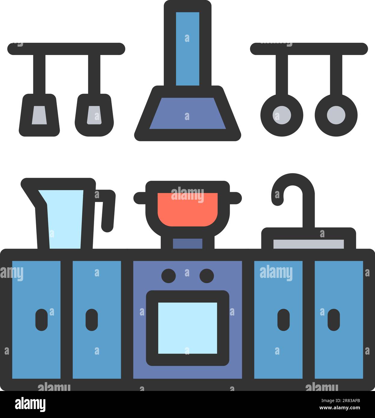 Kitchen icon vector image Stock Vector Image & Art - Alamy