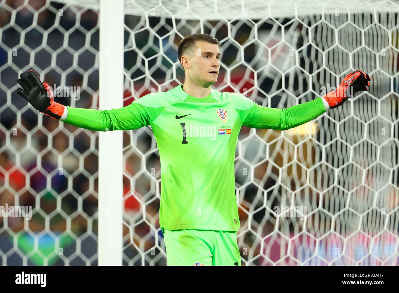 Croatia goalkeeper Dominik Livakovic during the UEFA Nations League ...
