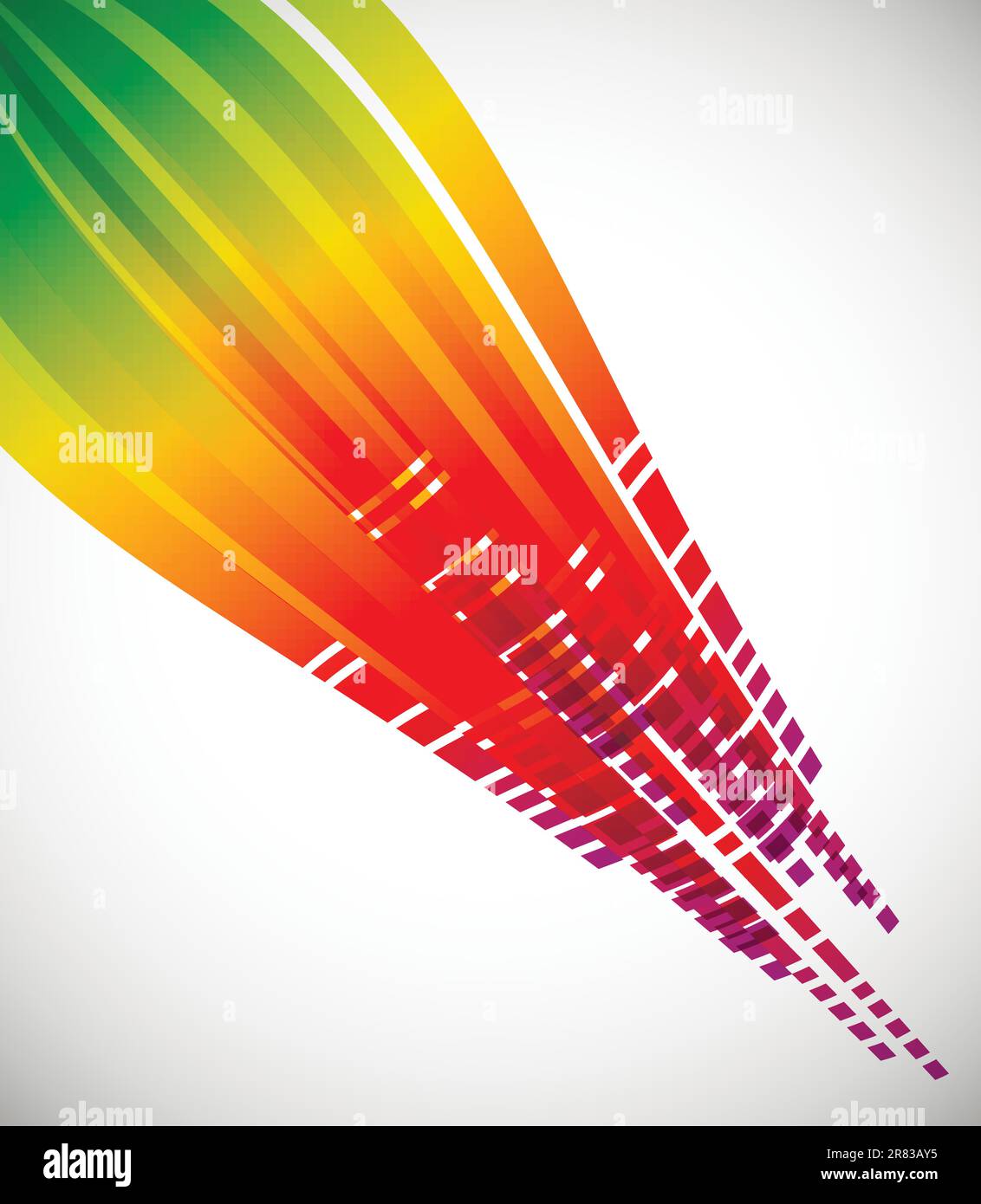 Colorful rainbow effect motion graphics Stock Vector Images - Alamy