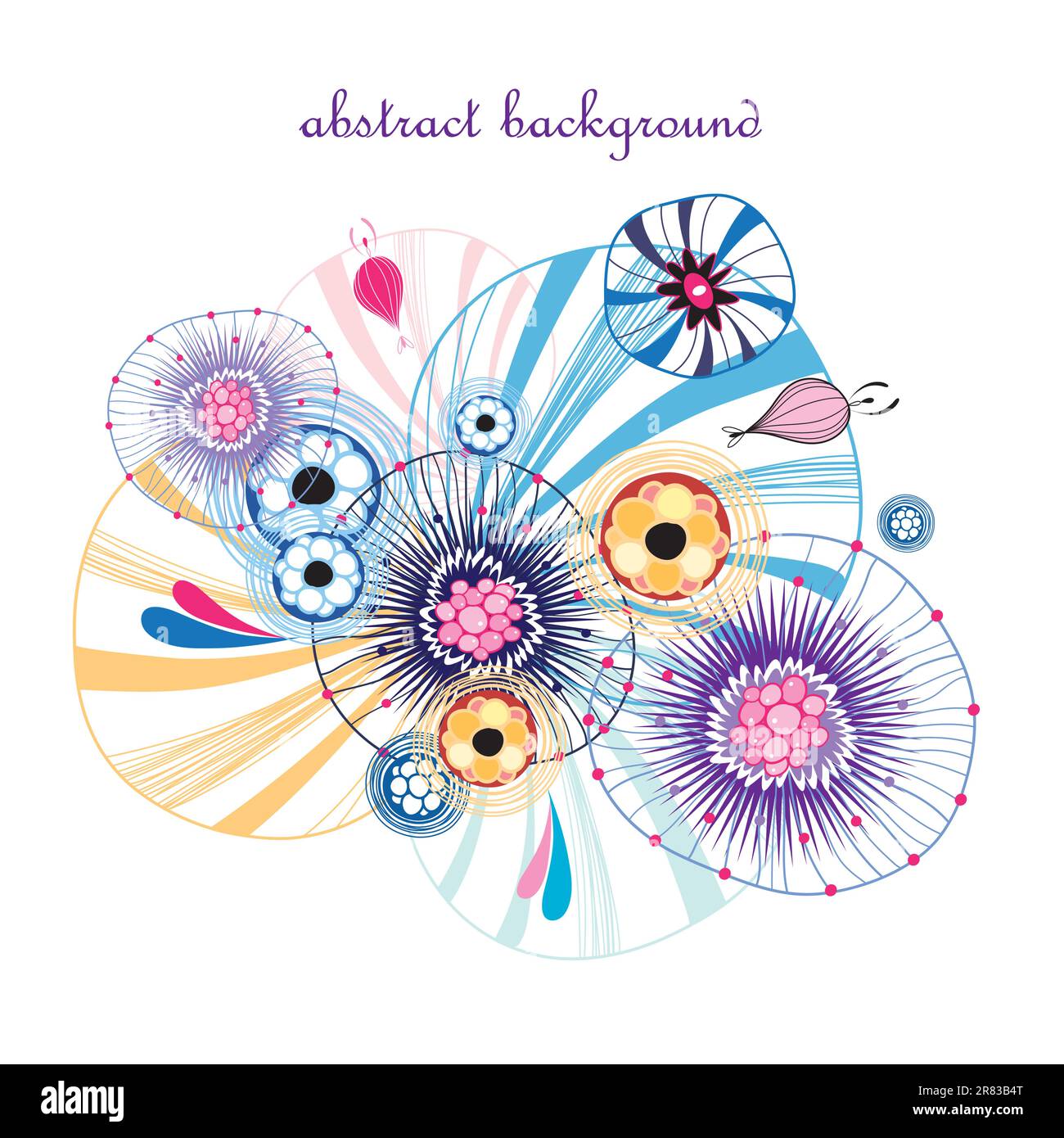 Bright graphics background abstract on a white Stock Vector Image & Art ...