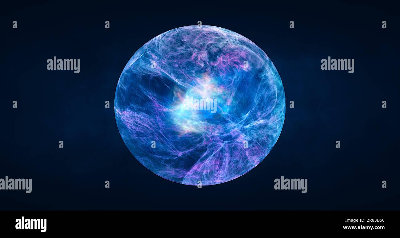 Abstract ball sphere planet energy transparent glass space abstract ...