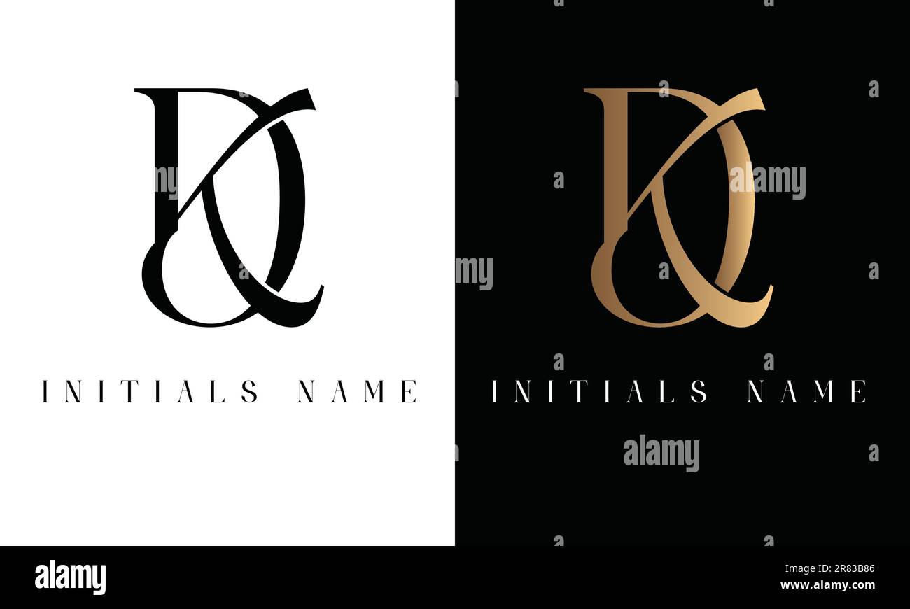 Luxury Initial DK or KD Monogram Text Letter Logo Design Stock Vector Image & Art - Alamy